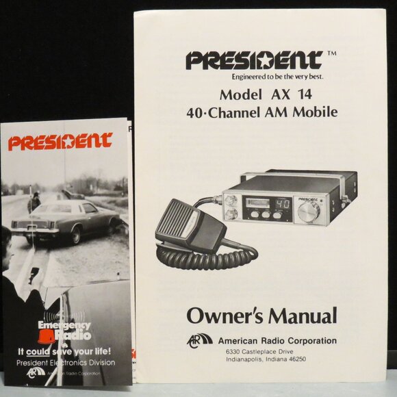 President | Portable Audio & Video | Vintage President Cb Radio Owners ...
